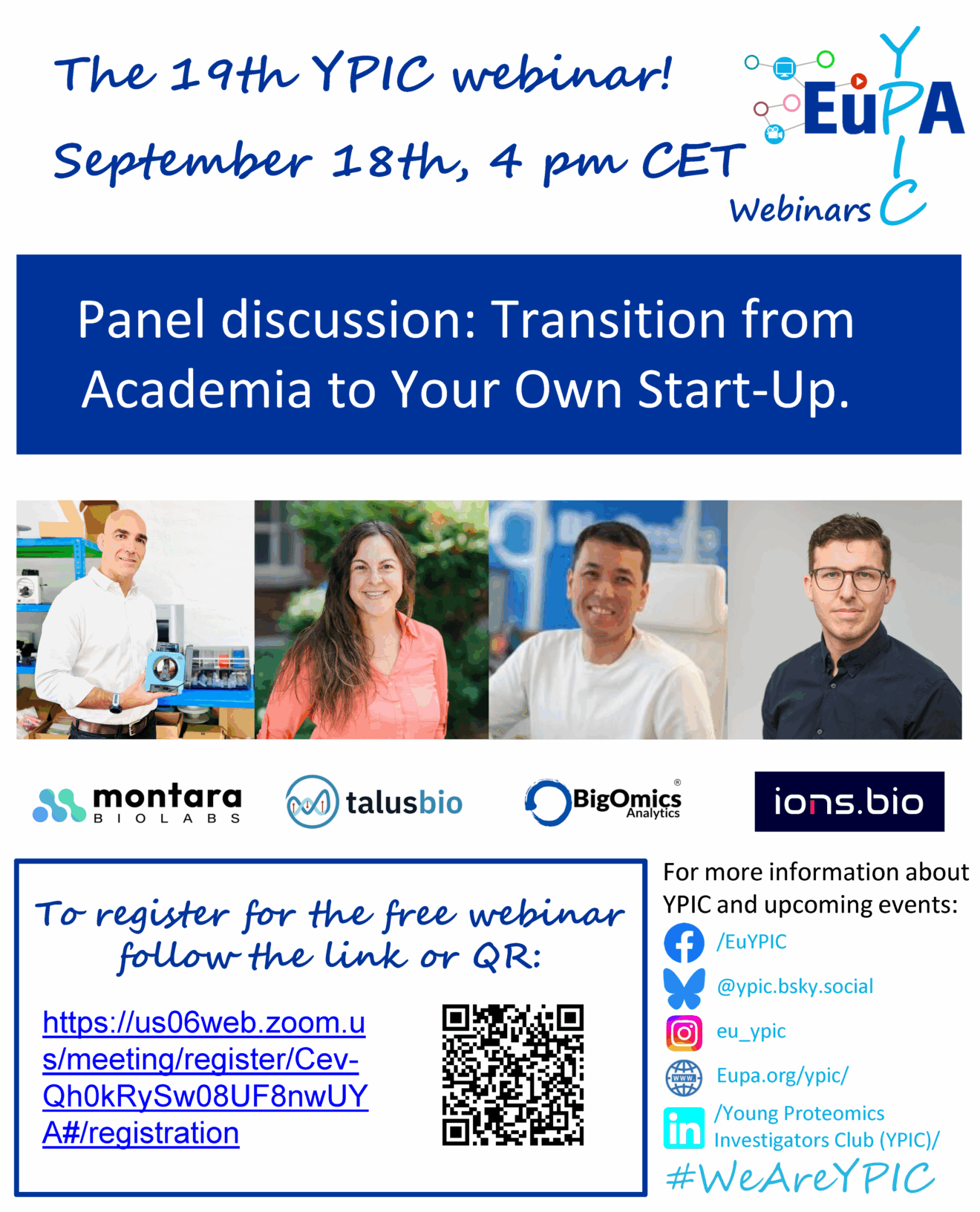 19th YPIC Webinar - EuPA